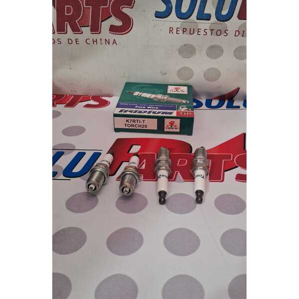 ELECTRICO K7RTI-T TORCH20 TORCH PLAT JUEGO BUJIA para GEELY LC, MK, CK